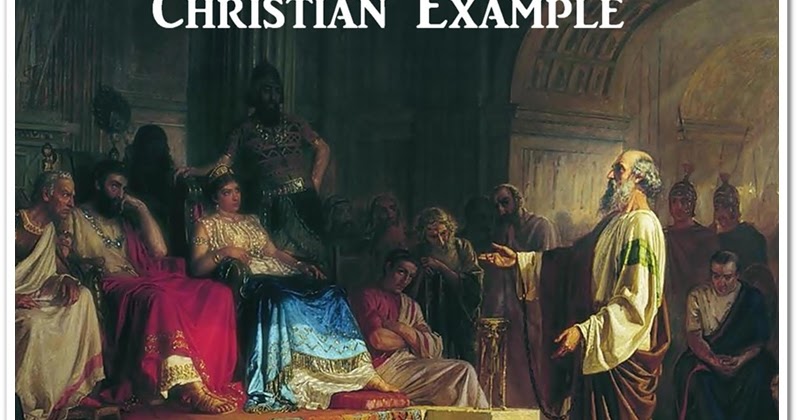 Our Divine Portion: CHRISTIAN EXAMPLE