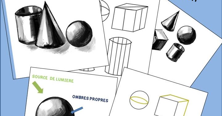 ressources artistiques et éducatives: Dessiner des formes et des volumes