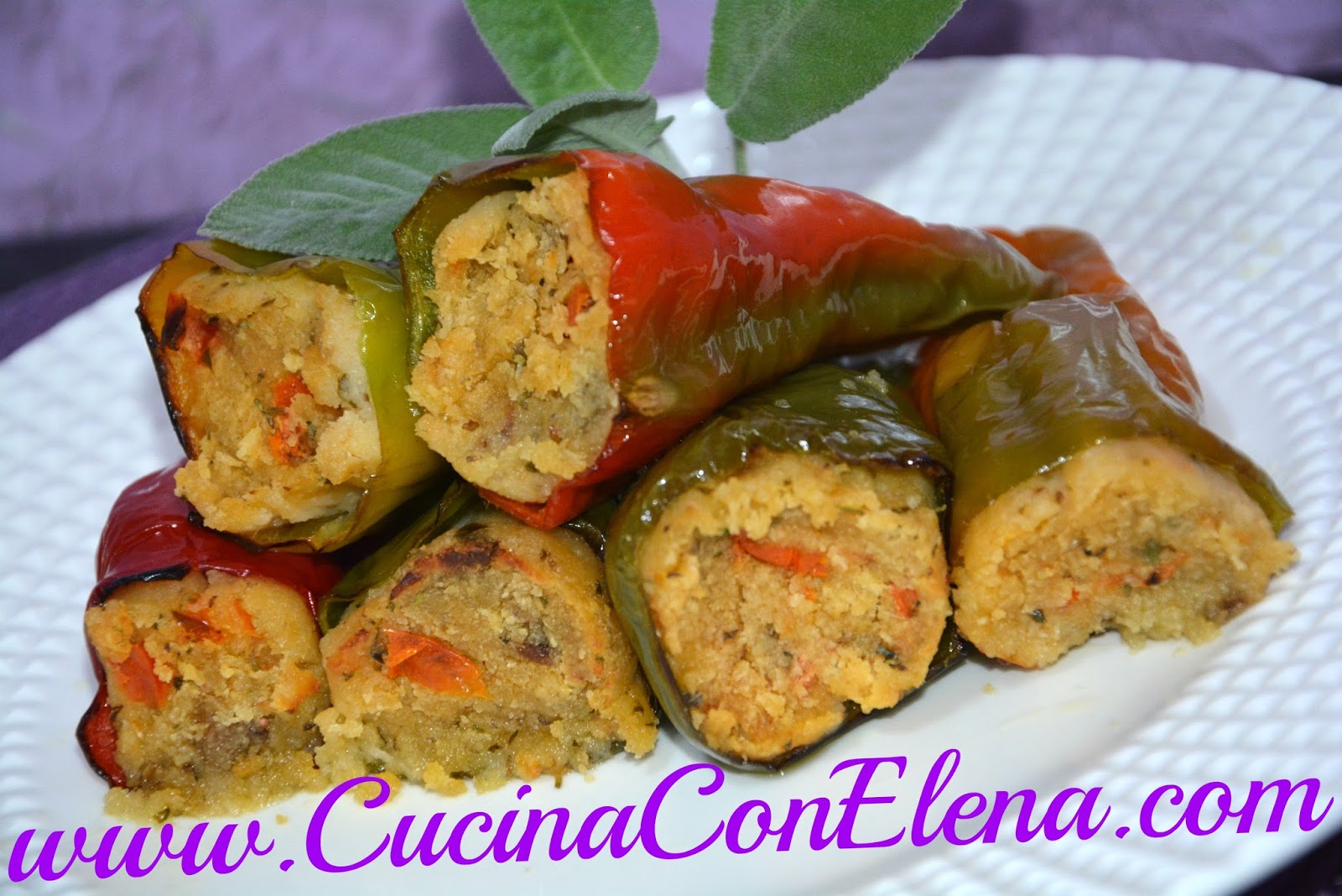 Cucina Con Elena!: Peperoni Ripieni alla Lucana (Pupacc Chijnë)