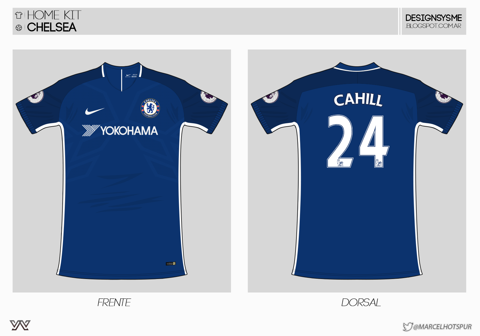 CHELSEA FC KITS [¿2017?] | SYSME DESIGN