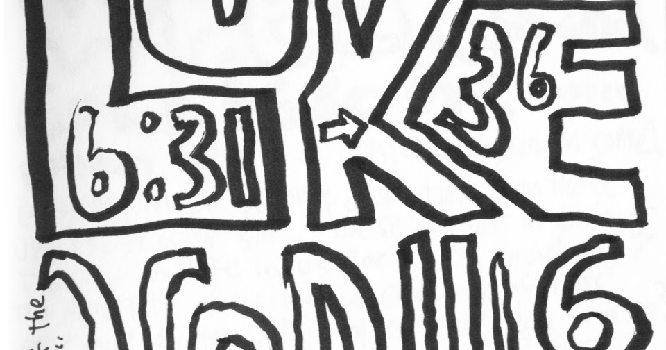 IllustrationISM LUKE 6 HomilySKETCH