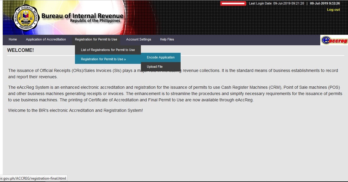Inside the EACCREG Portal ( POS Provider ) ~ Exploring Life's Journey ...