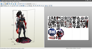 Eiji Papercraft: Mobile Legends Papercraft Gatotkaca Arhat King Papercraft