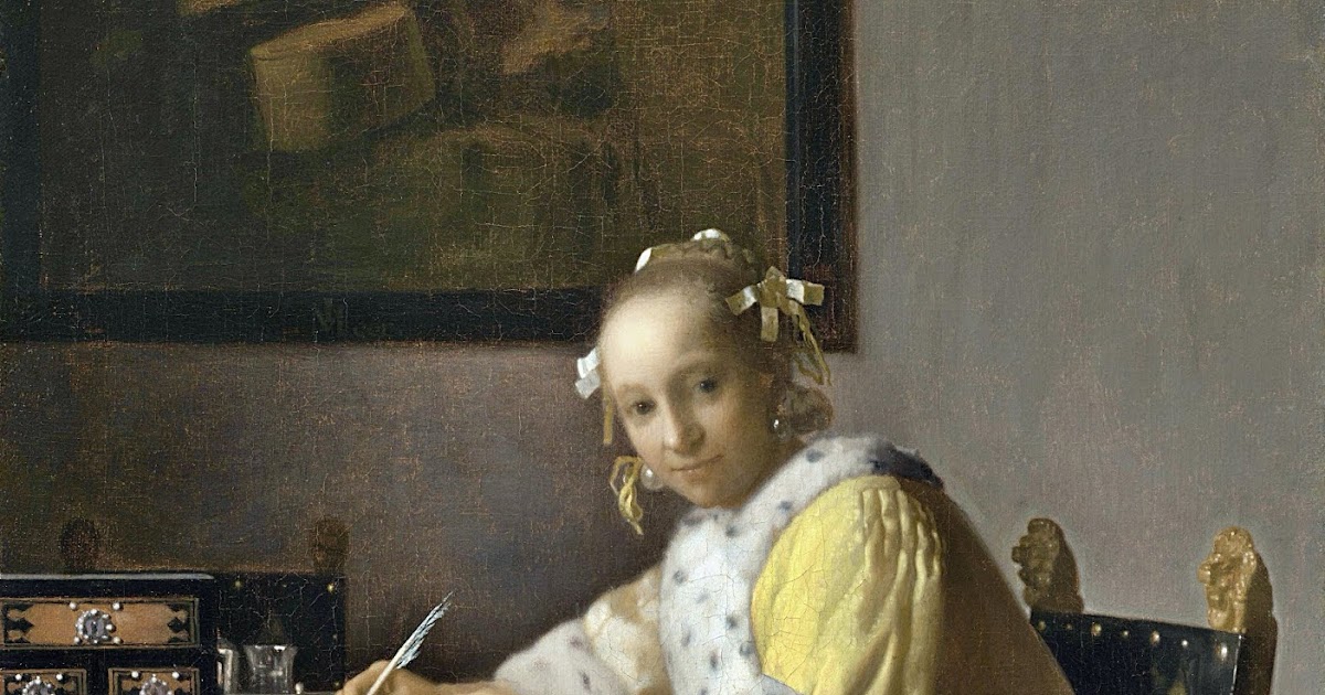 Johannes Vermeer A Lady Writing