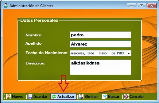 Actualizar Modificar Datos En Mysql Desde C