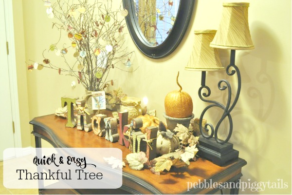 How to Make a Simple Thankful Tree | Making Life Blissful