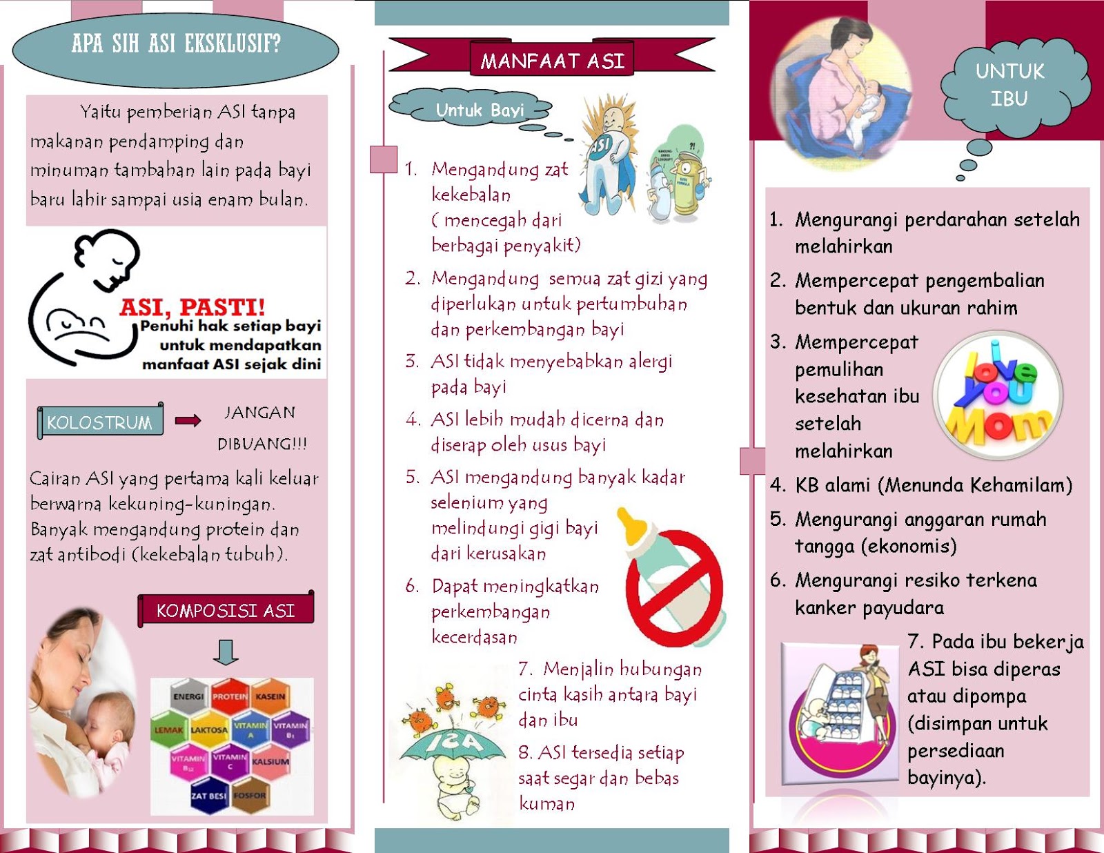 Leaflet ASI Eksklusif | Rainbow Life