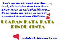Ucapan Kata Kata Rindu Cinta