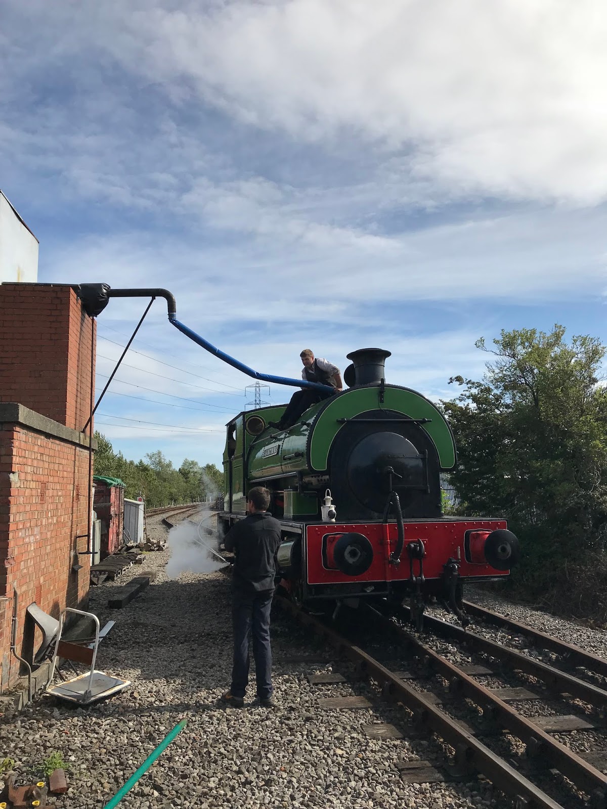 North Tyneside Steam Railway: Ashington No.5 in service, Ale by Rail