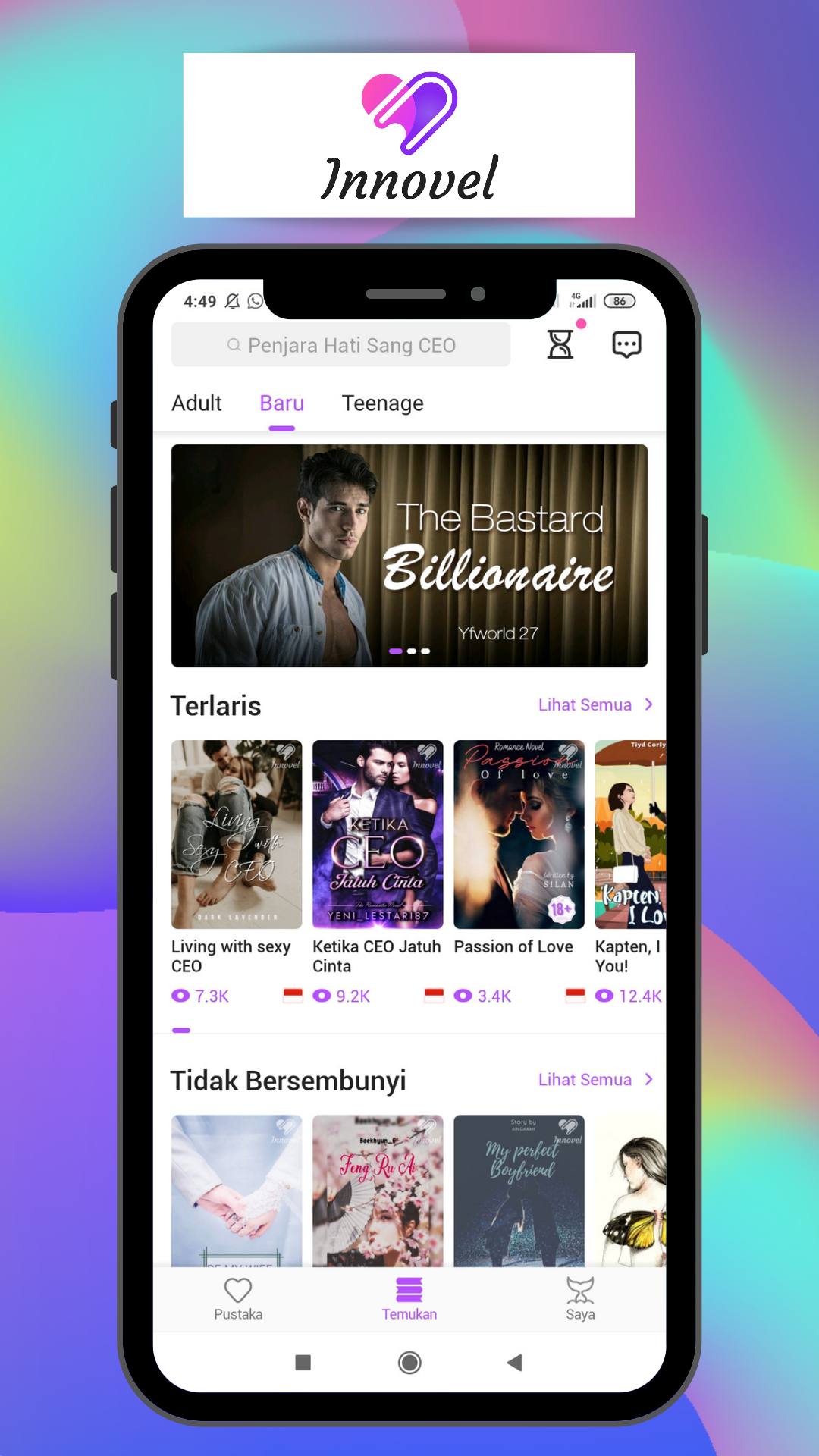 Aplikasi Membaca Gratis di Android
