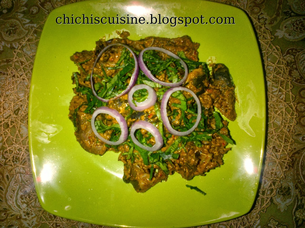 ChiChi's Cuisine : Isi-Ewu