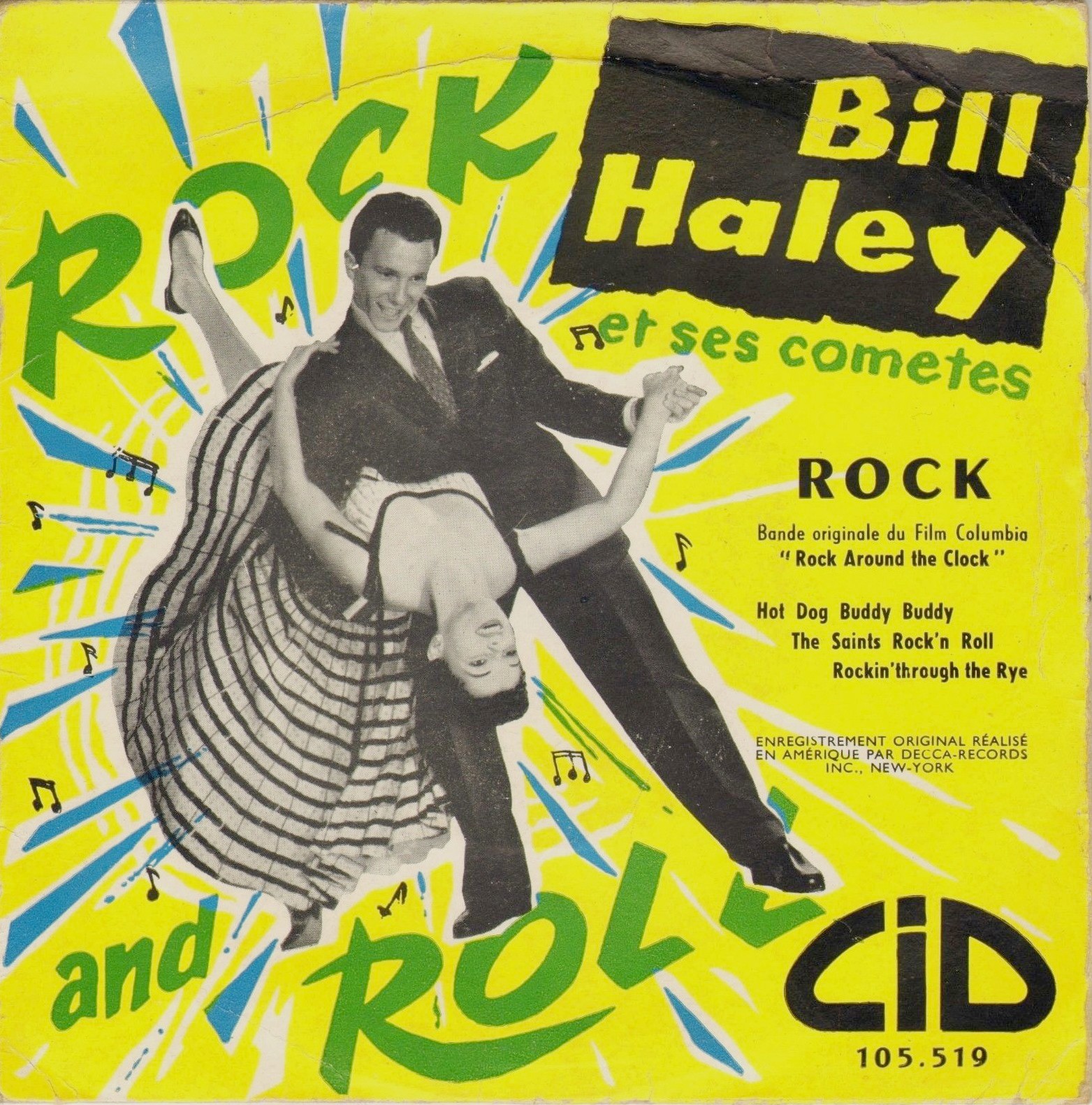 Les EPs français: Bill HALEY & COMETS - 1956 - FR-CID 105.519 - R O C K ...