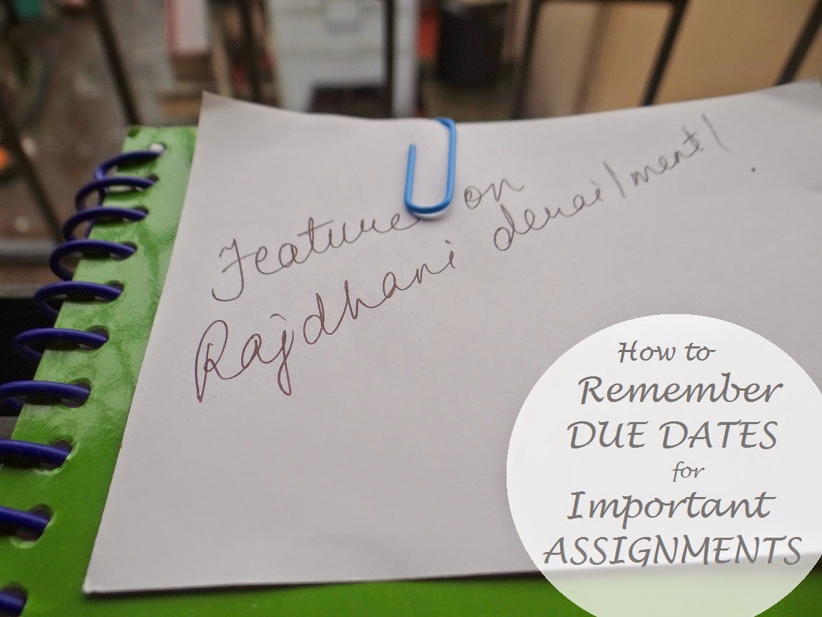 How to Remember Due Dates for Important Assignments - The Pretty City Girl