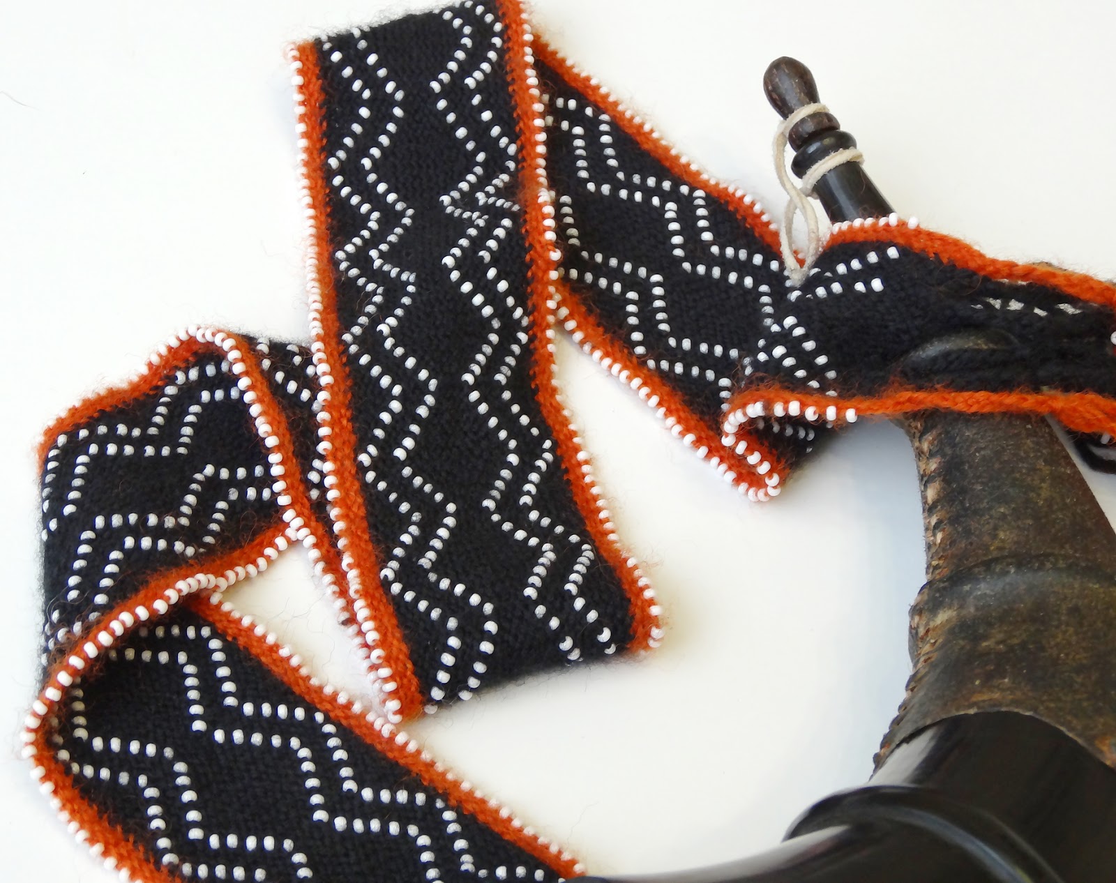 Contemporary Makers: Handwoven Powder Horn Strap by Alec Fourman