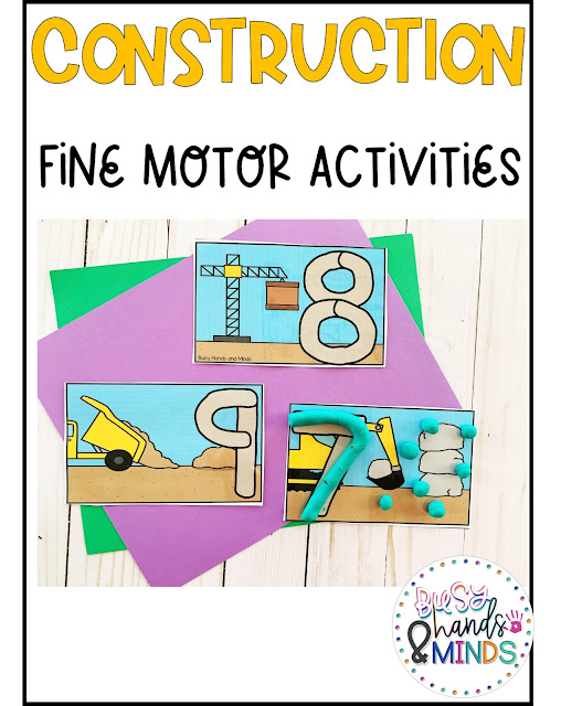 Construction Fine Motor Activities | Busy Hands and Minds