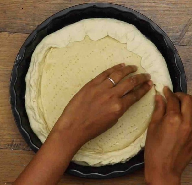 How to make Cheese Burst Pizza without Oven and Yeast in Home - Recipe