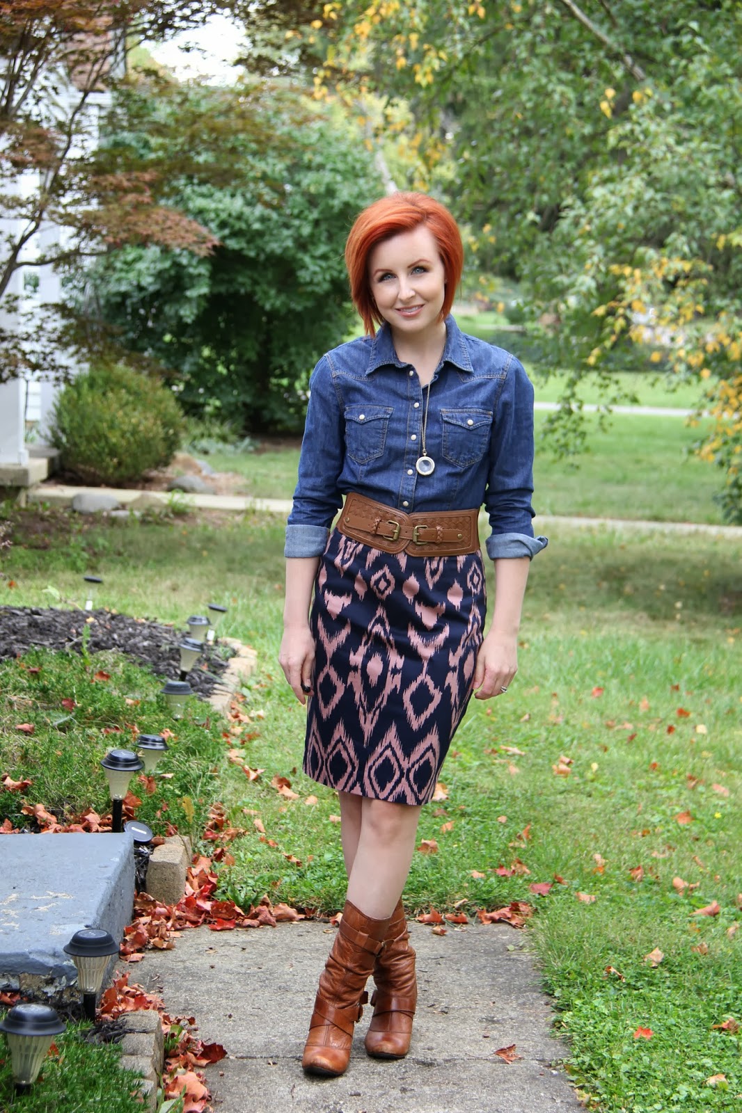 Thrift and Shout: Cute Outfit of the Day: I Heart Ikat