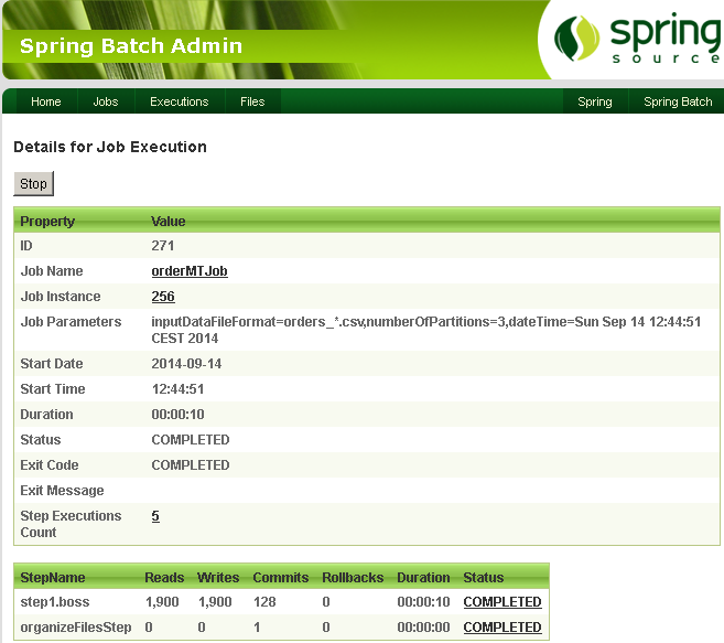 Spring Batch: Step Partitioning