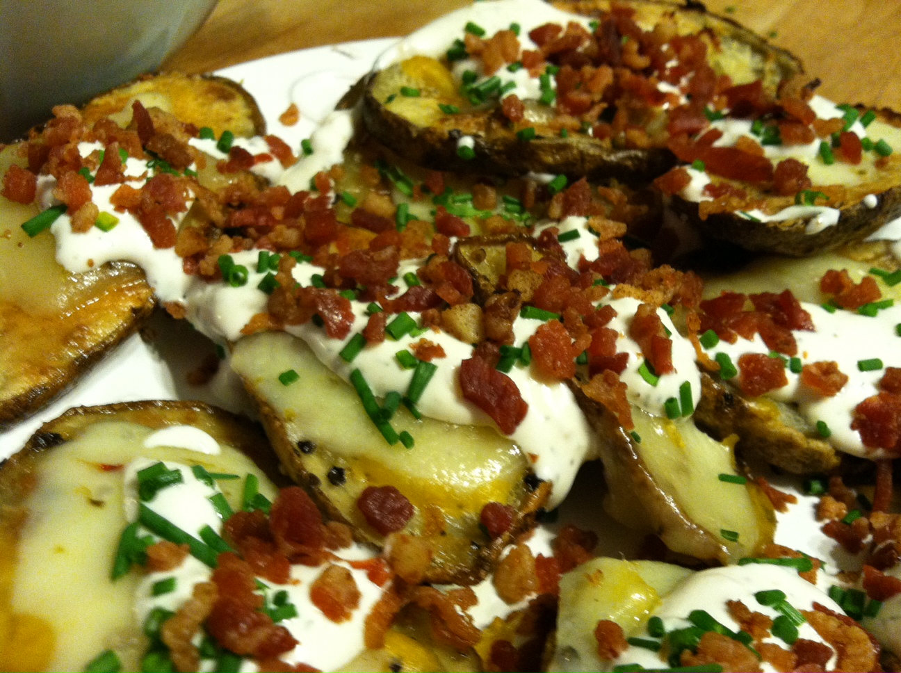 SourdoughNative: Bacon Ranch Loaded Potato Dippers