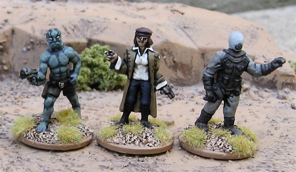 Tim's Miniature Wargaming Blog: Greek Psiloi, BPRD Agents, Survivors, etc