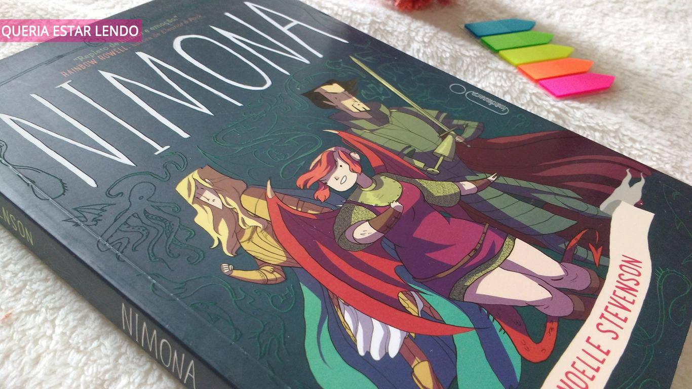 Resenha: Nimona - Noelle Stevenson - Queria Estar Lendo