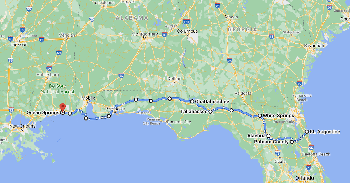 Southern Tier Part 1 ┄┄ a.k.a. ┄┄ Blanka’s Panhandle Wagon Tour