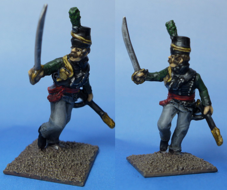 Monty's Caravan: Major Baring and three more 2nd KGL Riflemen