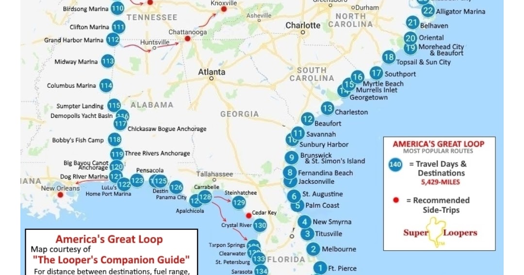 Day One of The Great Loop.