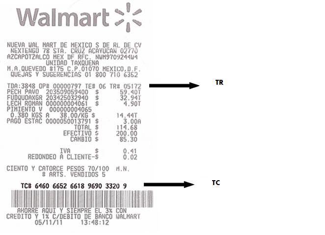 Factura electronica Walmart