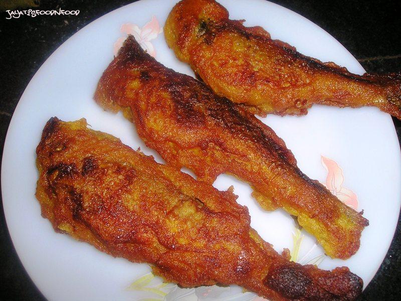 Jayati's Food Journey - Enjoy!!!: Topsey Fry ( Fried Mango Fish )