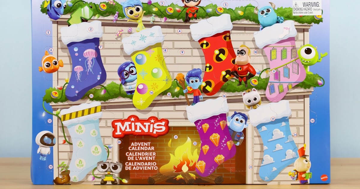 Dan the Pixar Fan: Mattel Pixar Minis Advent Calendar Review!