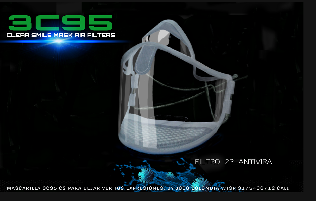 MASCARILLA 3C95 URBAN AIR FILTERS