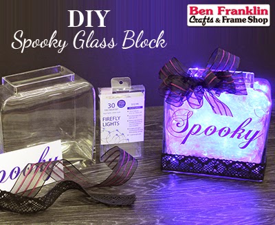 Ben Franklin Crafts and Frame Shop, Monroe, WA: DIY Spooky Glass Block ...