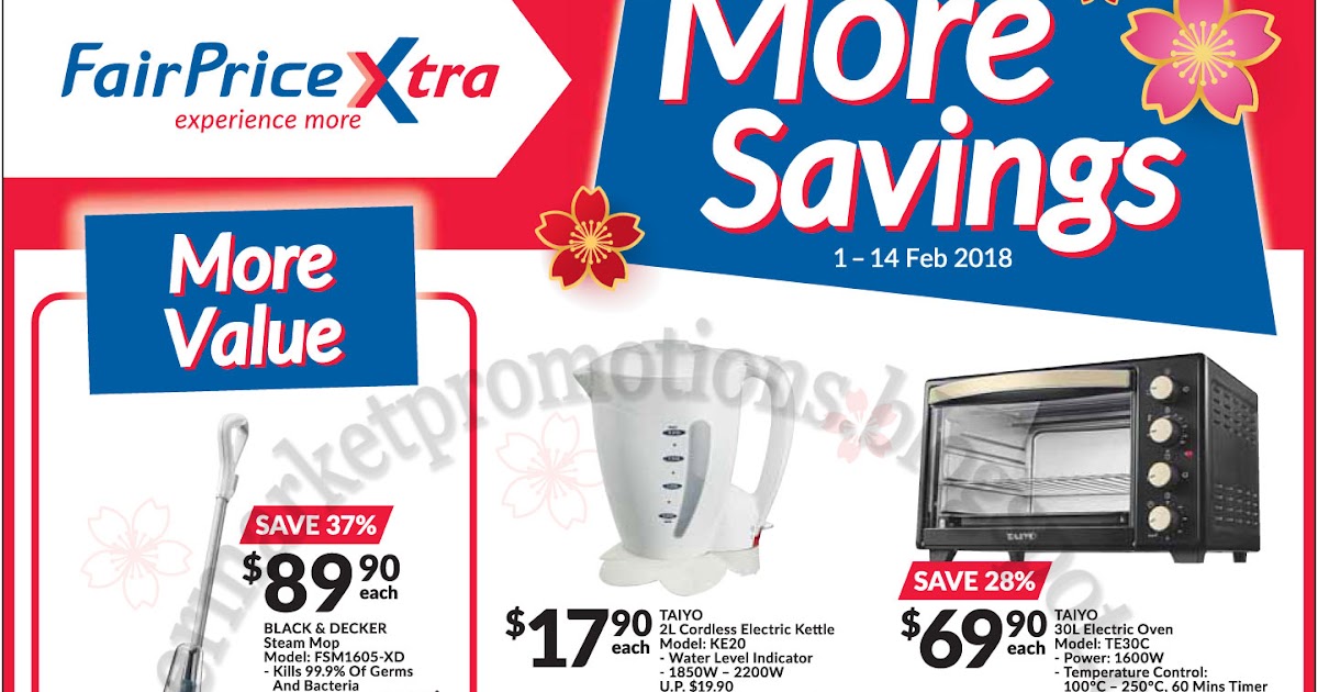 NTUC FairPrice Xtra Appliances Fair 01 - 14 February 2018 ~ Supermarket ...