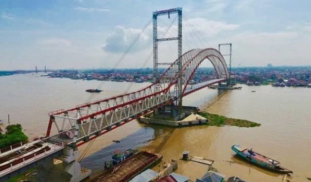 Jembatan Musi VI Bakal Beroperasi Akhir Tahun