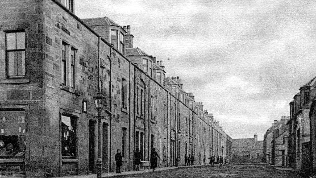 Tour Scotland: Old Photograph George Terrace St Monans Scotland