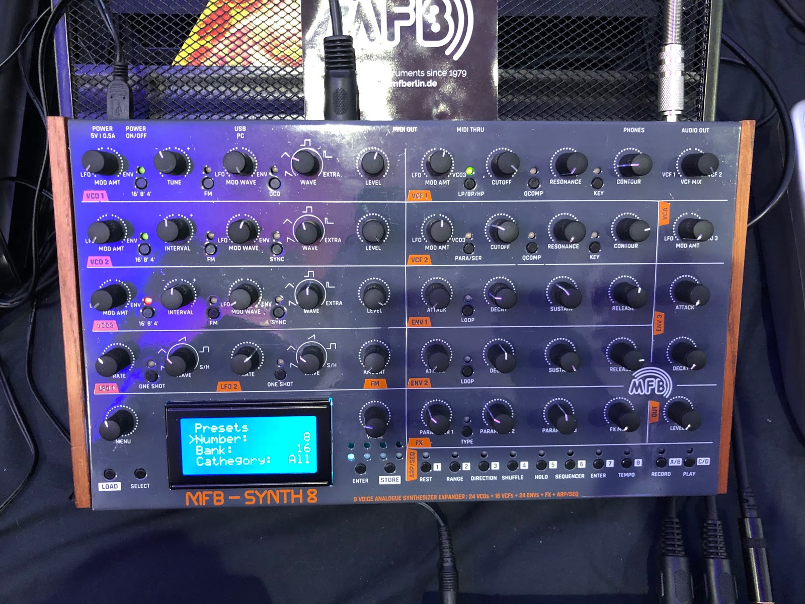 MATRIXSYNTH: MFB-SYNTH 8 Voice Polyphonic Synthesizer Exclusive First Look | Superbooth 2019