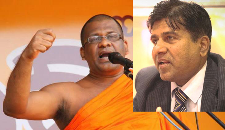 For the statement of Wijedasa Rajapaksa that some Buddhist Monks raise ...
