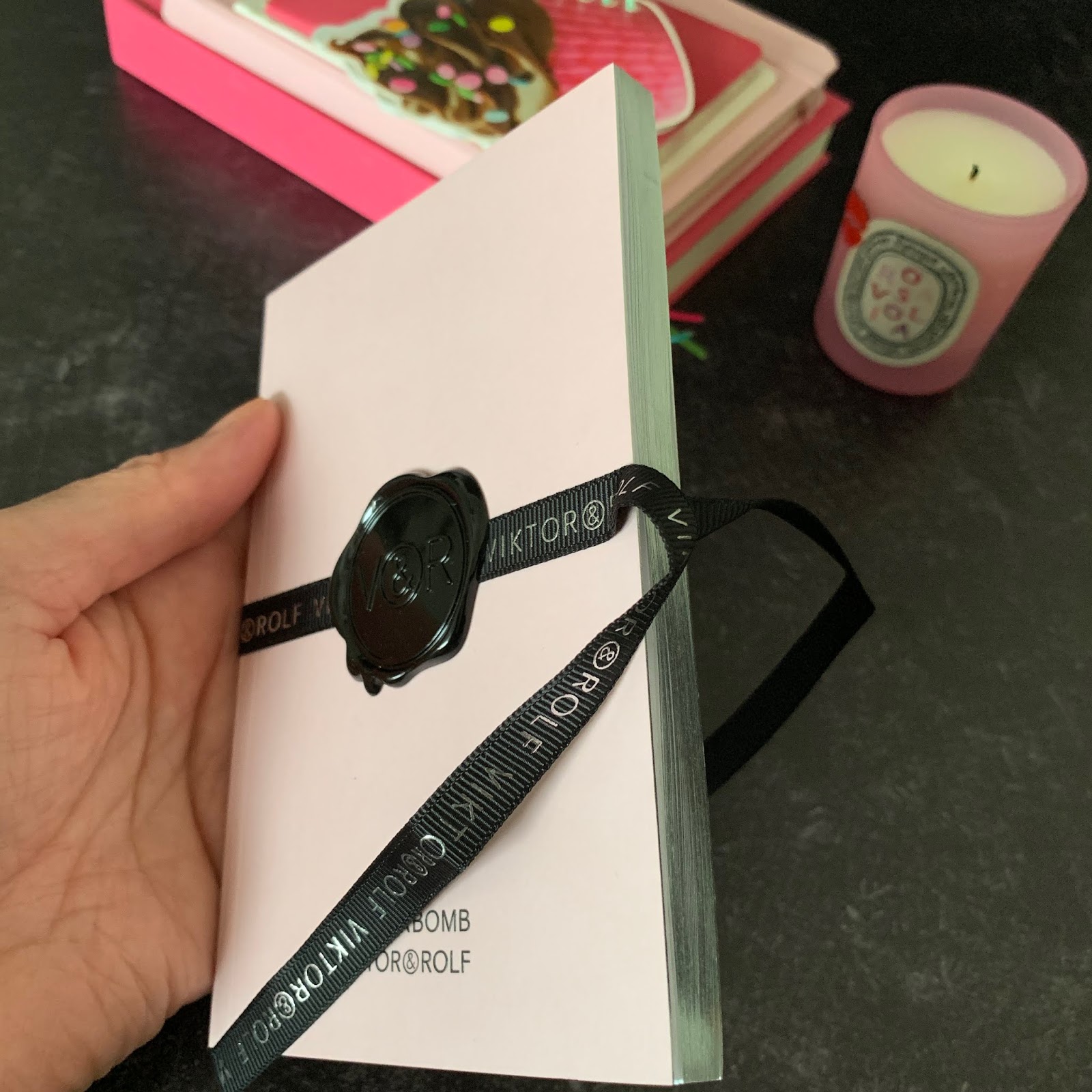 Viktor & Rolf Flowerbomb Scented Notebook | A Very Sweet Blog