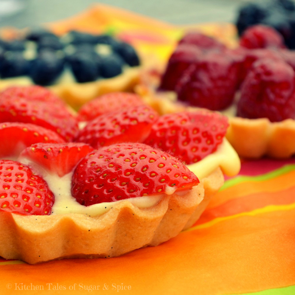 Kitchen Tales of Sugar & Spice: French Fruit Tartlets