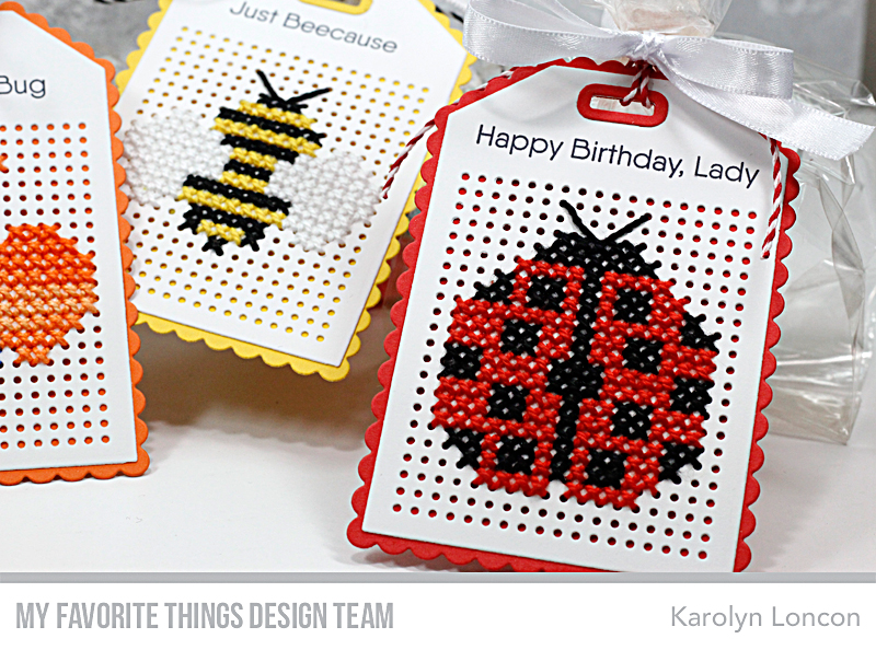 Paper Therapy: Stitched With Love–Cross-Stitch Tag Ideas!