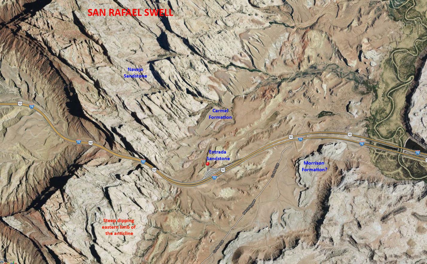 Geology Notes and A Bit More: San Rafael Swell – A fake but Spectacular ...