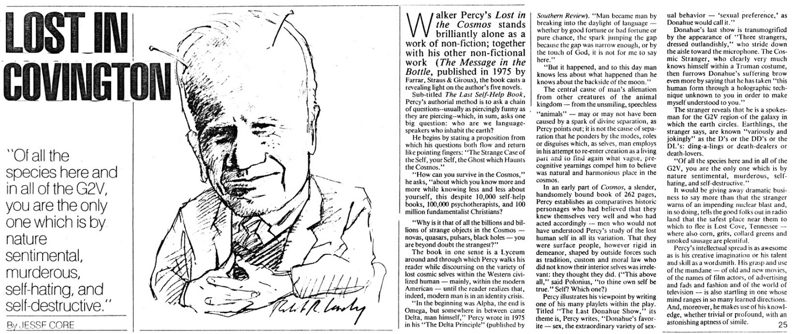 Tammany Family: An Interview With Walker Percy - 1975