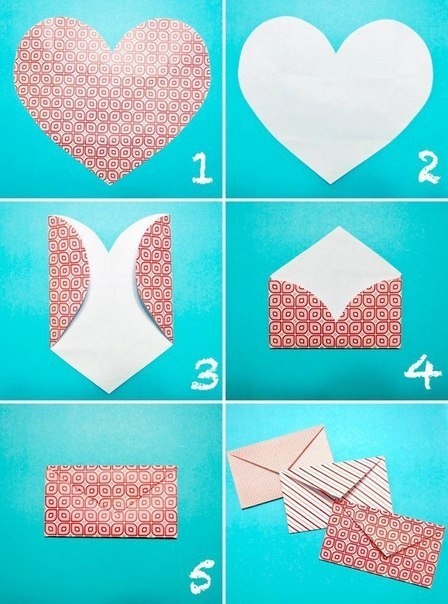 Popular DIY Crafts Blog How To Make Heart Shaped Envelope Popular DIY Crafts Blog How To Make Heart Shaped Envelope