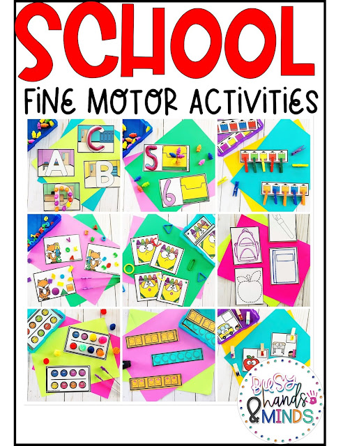 Back to School Fine Motor Task Boxes | Busy Hands and Minds