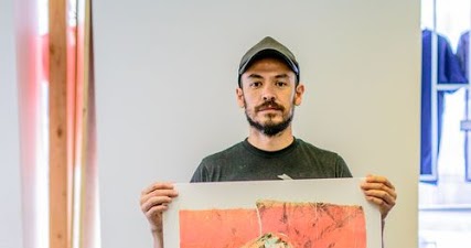 Desert Triangle Print Carpeta: Post-Tri prints