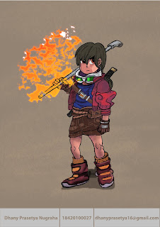 karakter ilustrasi digital