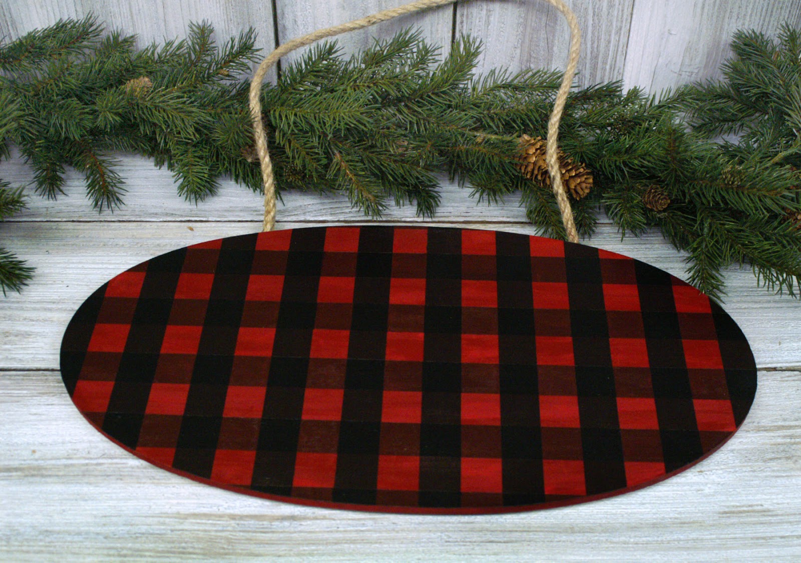Ben Franklin Crafts and Frame Shop: DIY Buffalo Plaid Decor