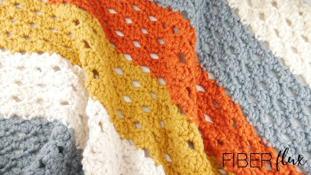 Fiber Flux: 2020 Fall CAL, Week 2: Autumn Textures Blanket
