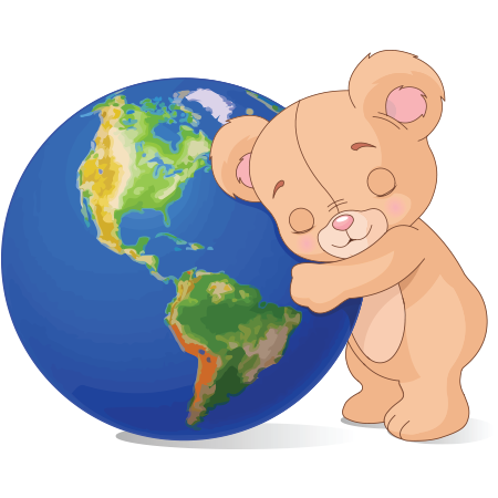 Earth-Friendly Teddy | Symbols & Emoticons
